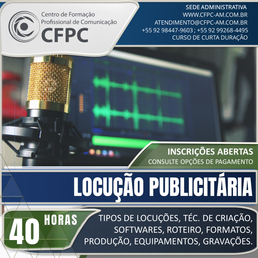 Cursos – Centro de Formação Profissional de Comunicação – CFPC