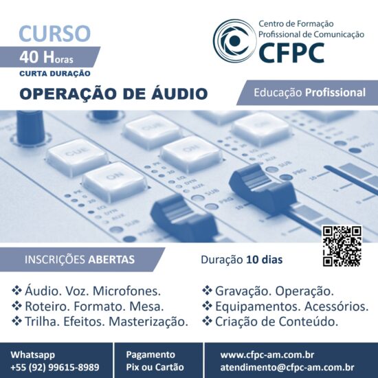 Cursos – Centro de Formação Profissional de Comunicação – CFPC